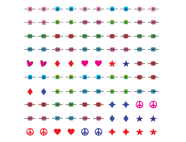 Invisalign® Stickables Limited Edition Shapes – Invisalign Accessory ...